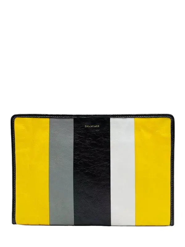 Balenciaga Bazar Clutch Bag - Yellow