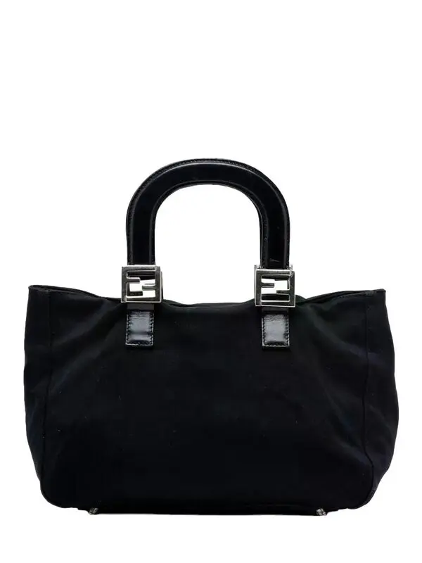 Fendi 2000-2010 Jersey Handbag - Black