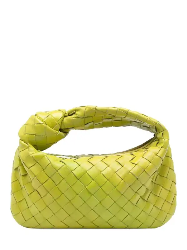 Bottega Veneta Mini Nappa Intrecciato Jodie Hobo Bag - Green