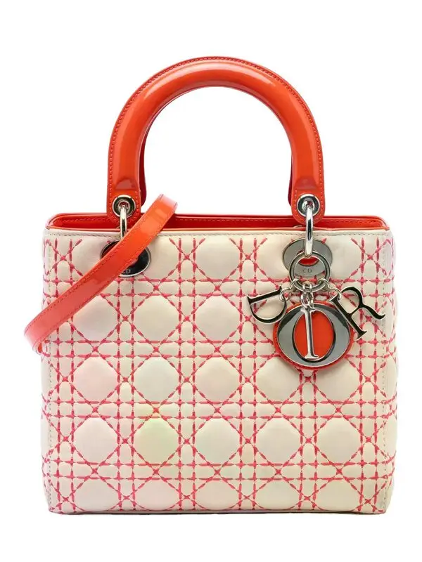 Dior 2012 Medium Lady Satchel - Orange