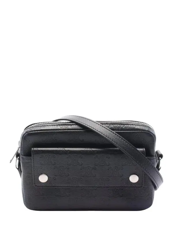 Celine 2010-2026 Mini Triomphe Camera Crossbody Bag - Black