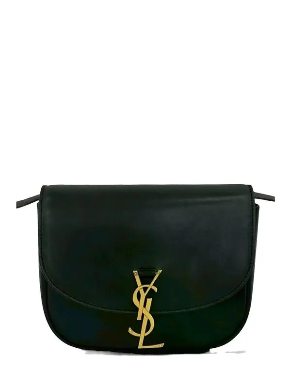 Saint Laurent 2000-2020 Medium Monogram Kaia Crossbody Bag - Black