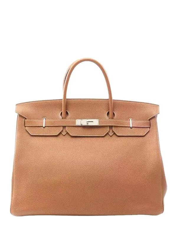 Hermès 2010 Togo Birkin Retourne 40 Handbag - Brown
