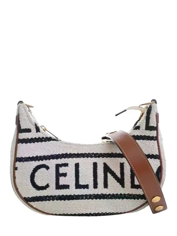 Celine 2022 Textile Ava Shoulder Bag - Neutrals