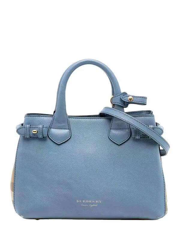 Burberry Small Banner Satchel - Blue