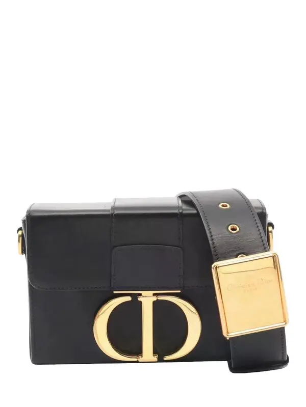 Dior 2021-2026 30 Montaigne Box Bag - Black