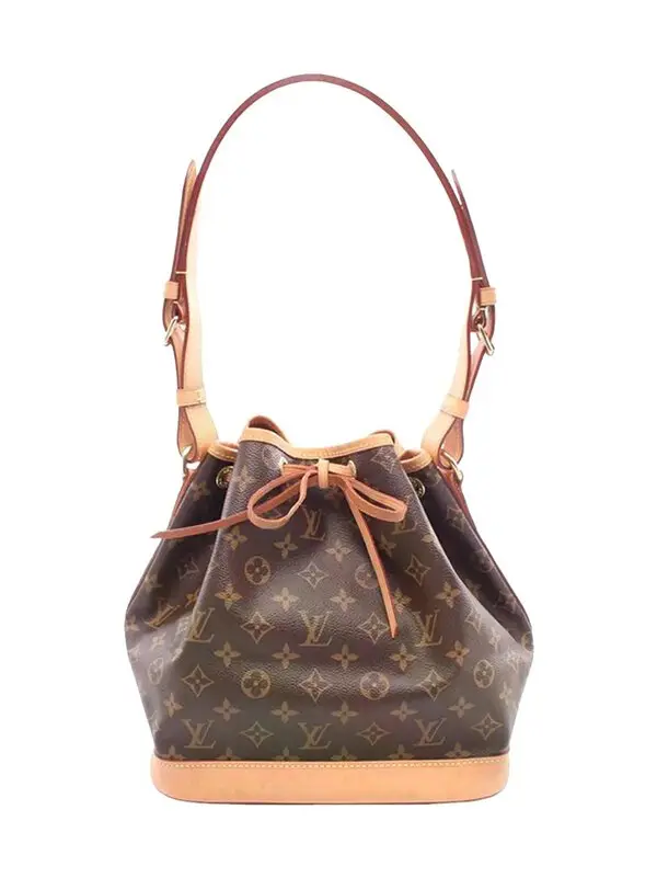 LOUIS VUITTON Monogram Petit Noe Bucket Bag - Brown