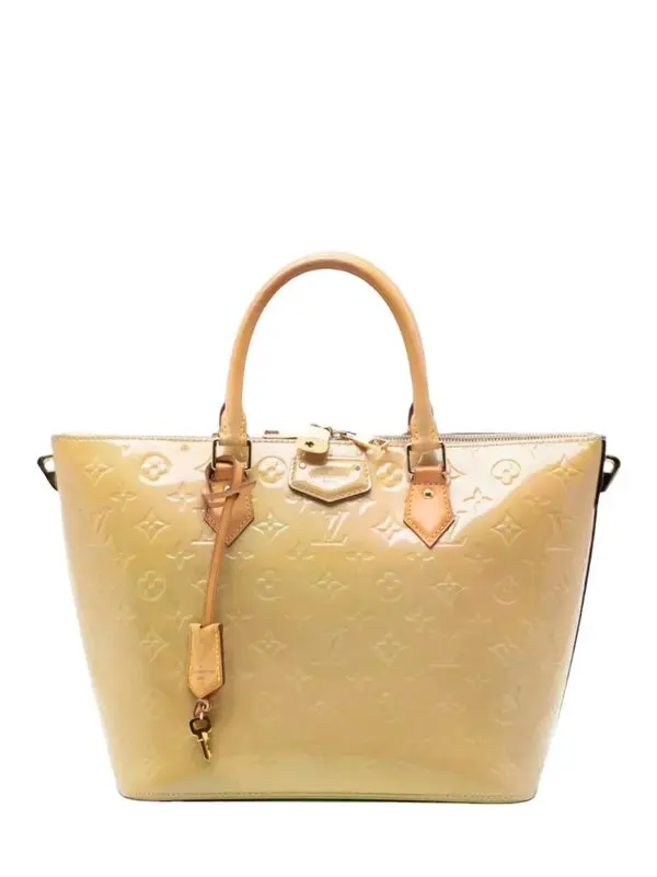 LOUIS VUITTON 2014 Monogram Vernis Montebello Mm Satchel - Neutrals
