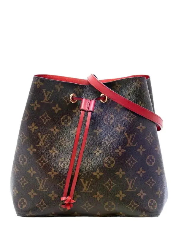 LOUIS VUITTON 2018 Monogram Neonoe Mm Bucket Bag - Brown
