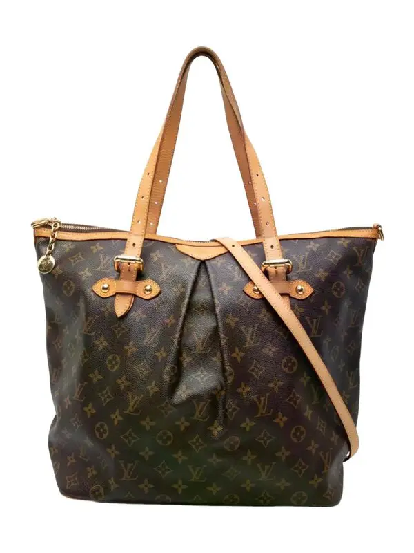 LOUIS VUITTON 2009 Monogram Palermo Gm Satchel - Brown