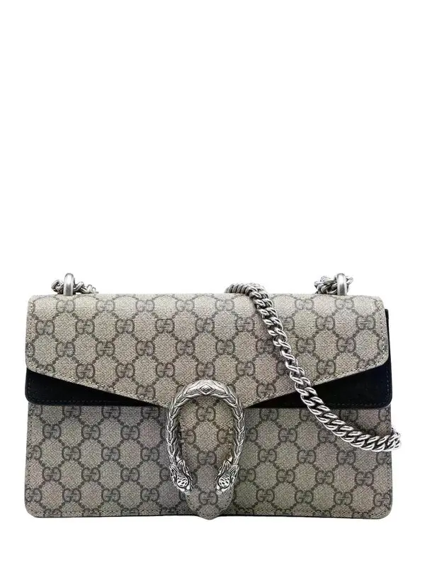 Gucci Gg Supreme Dionysus Shoulder Bag - Neutrals