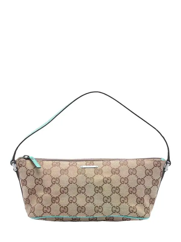 Gucci Gg Canvas Boat Shoulder Bag - Neutrals