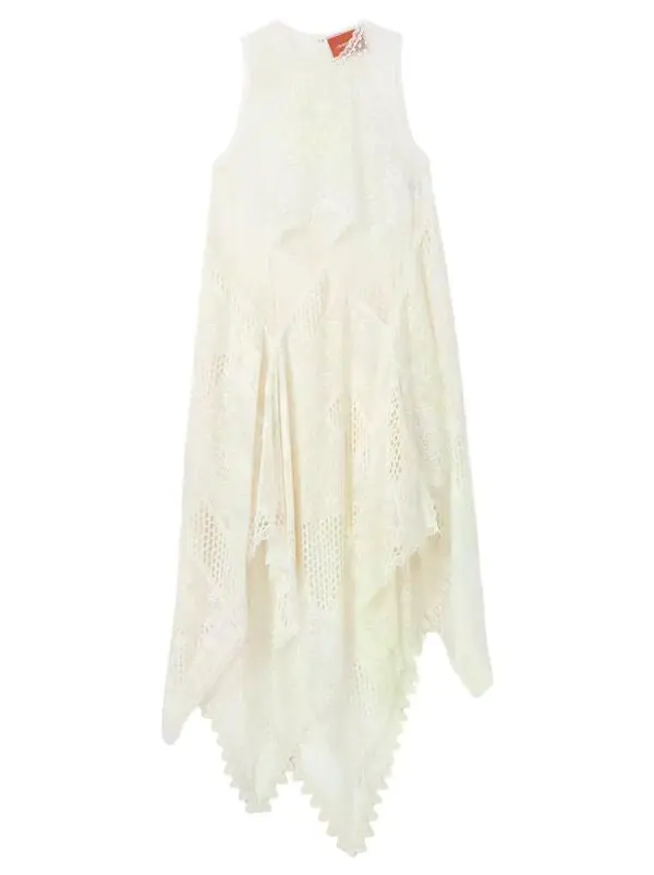La DoubleJ Aura Lace Dress - Neutrals