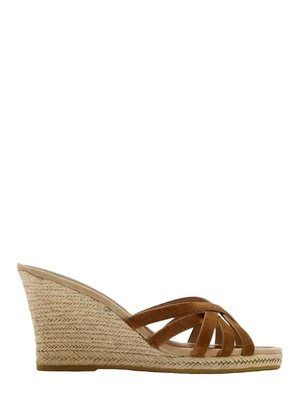 Veronica Beard Phylina Espadrille Wedge Sandals - Brown
