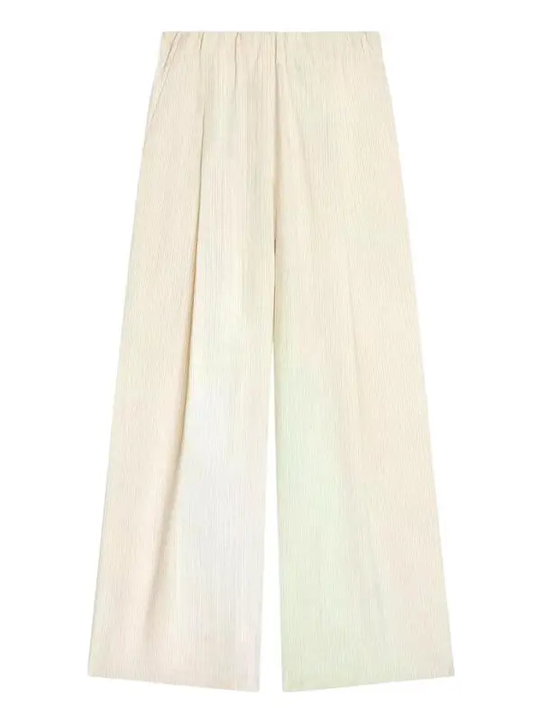 Dries Van Noten Pleated Wide-leg Pants - Neutrals