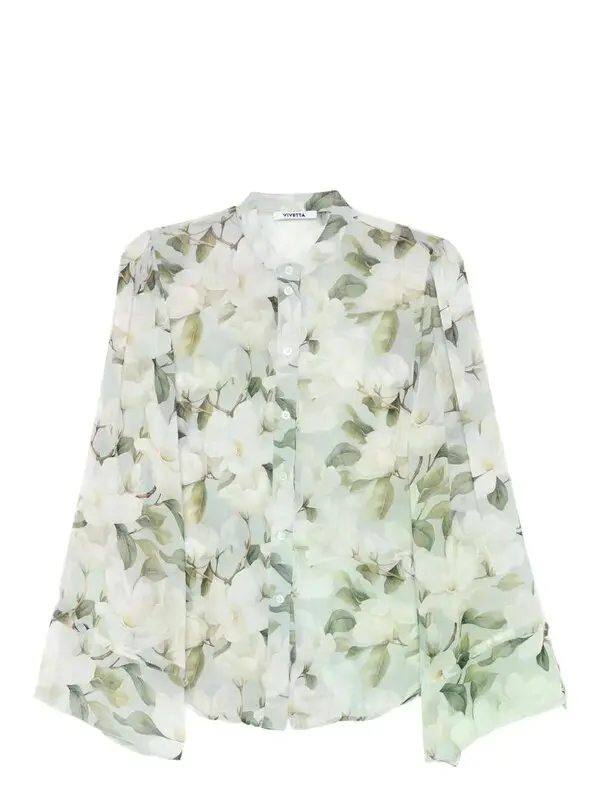 Vivetta Floral Print Shirt - White