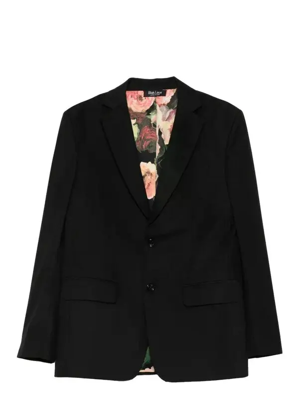 BLAKLACE Single-breasted Blazer - Neutrals