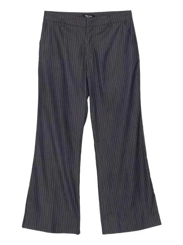 BLAKLACE Pinstripe Trousers - Blue