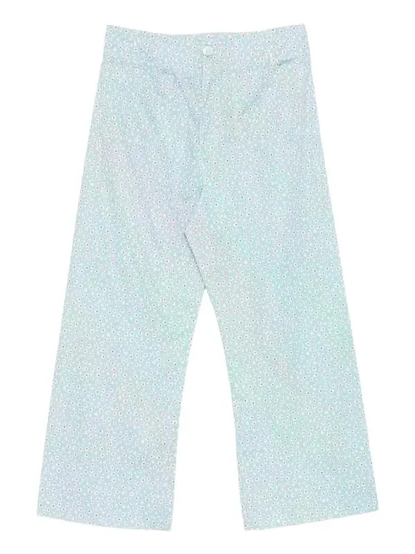 BLAKLACE Floral Trousers - Blue