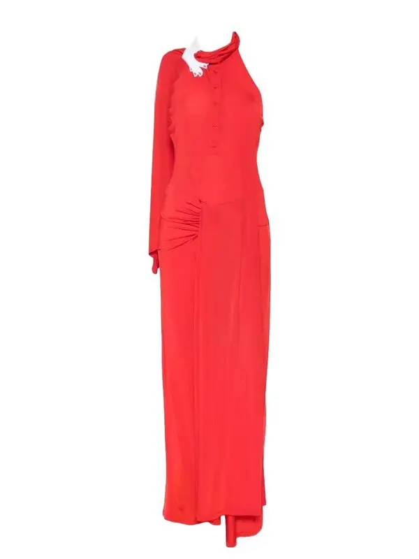 Vivetta Halter-neck Maxi Dress - Red