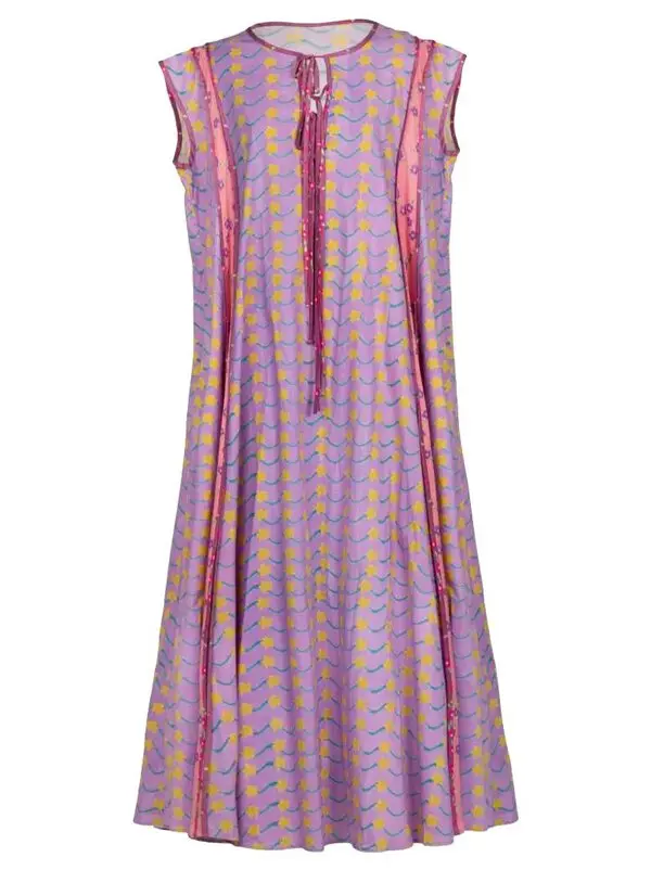 Celiab Lyra Floral Maxi Dress - Purple
