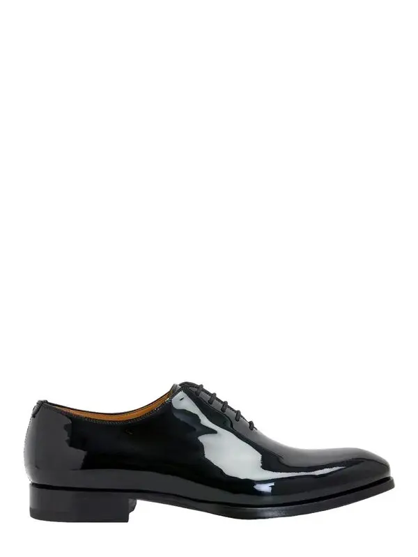 Magnanni Leather Oxford Shoes - Black