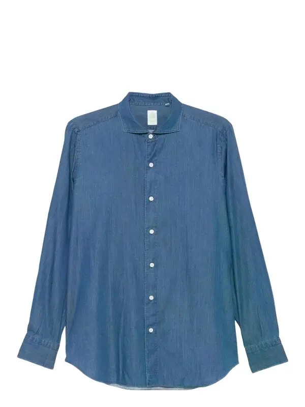 FINAMORE 1925 Button-up Shirt - Blue