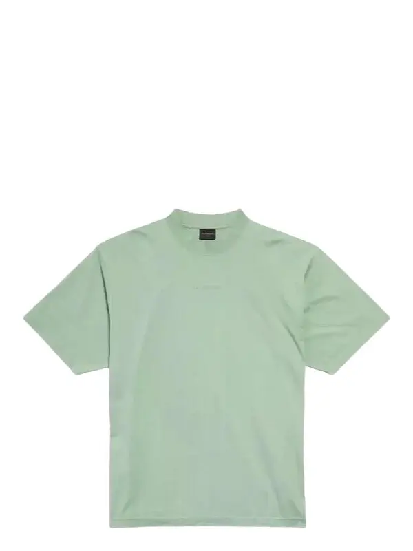 Balenciaga Reflective-logo T-shirt - Green