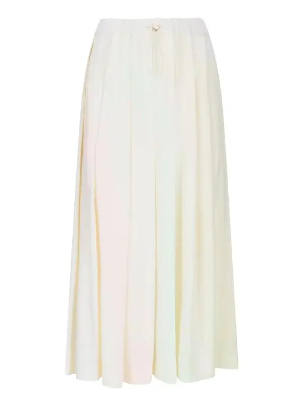 Fabiana Filippi Pleated Midi Skirt - White