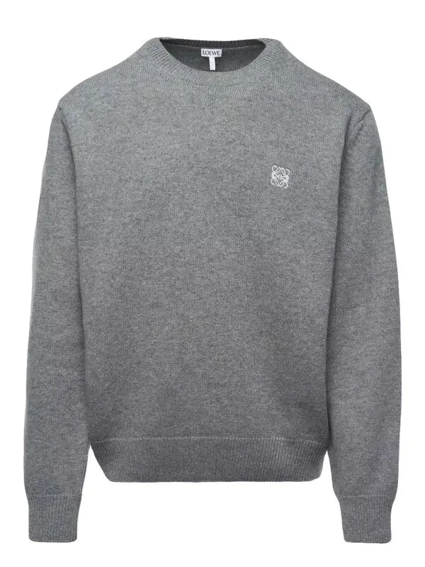 Loewe Anagram Sweater - Grey