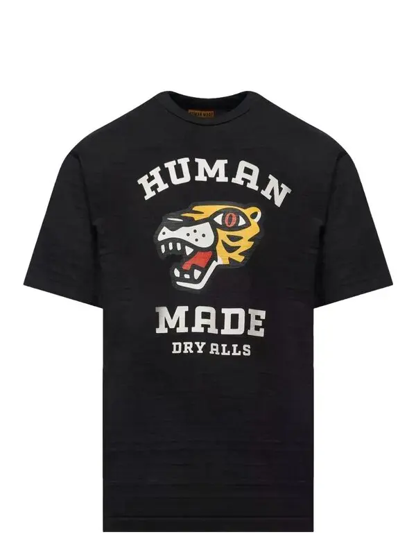 HUMAN MADE Tiger-graphic T-shirt - Black