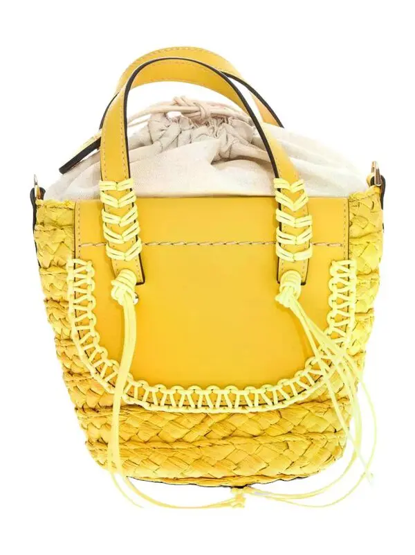 CUBA LAB Habanera Colorblock Tote Bag - Yellow