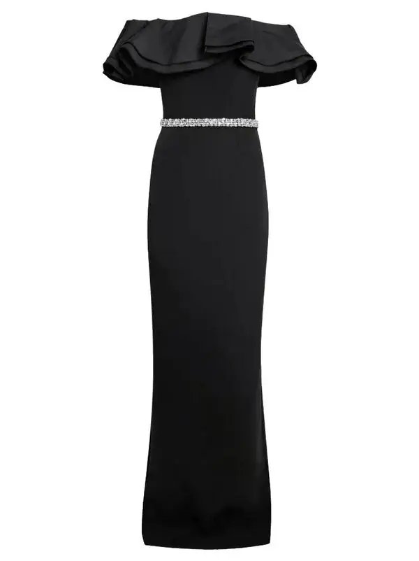Safiyaa Ryan Off-the-shoulder Maxi Dress - Black