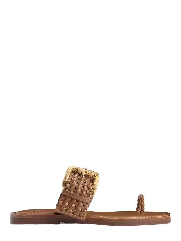 GIUSEPPE ZANOTTI Crista Flat Sandals - Brown