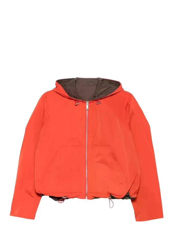 OOF WEAR Hooded Reversible Jacket - Orange
