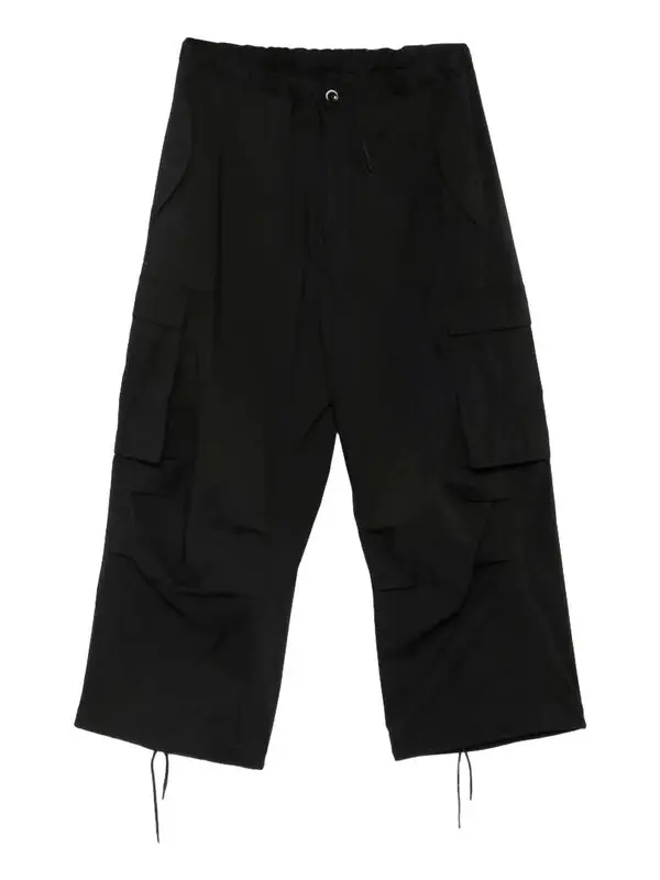 NINE:INTHE:MORNING Lucien Cargo-pockets Trousers - Black