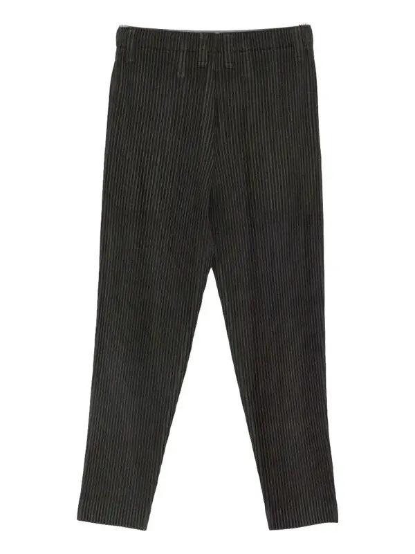 Issey Miyake Pleated Trousers - Green