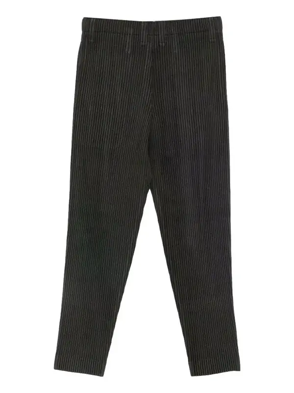 Issey Miyake Pleated Trousers - Green