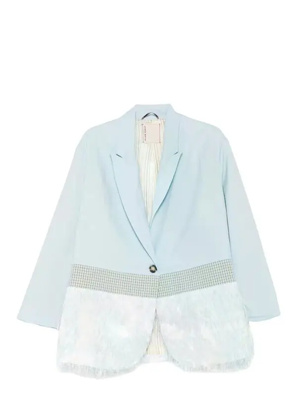 Antonio Marras Checked Blazer - Blue