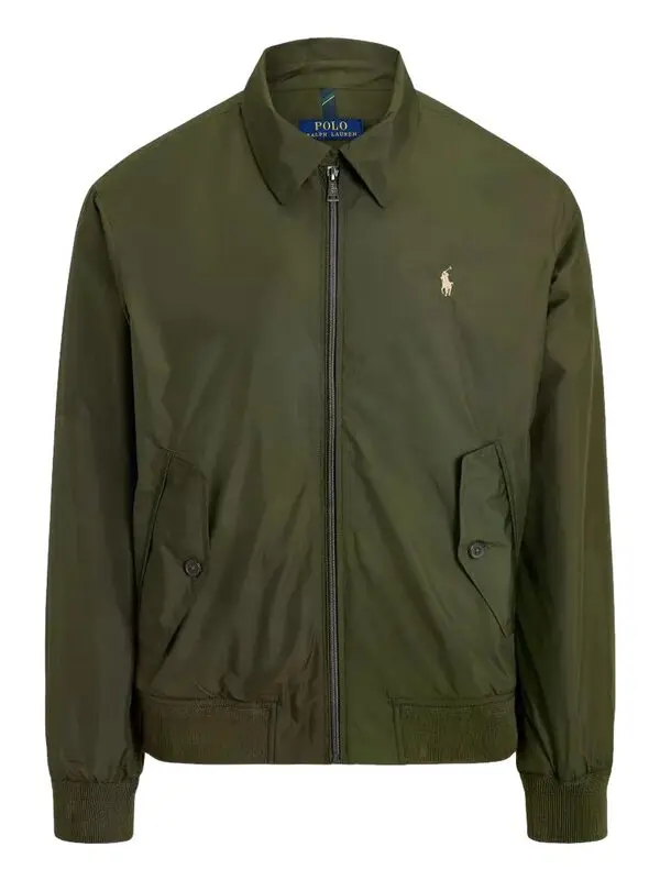 Polo Ralph Lauren Embroidered-logo Jacket - Green