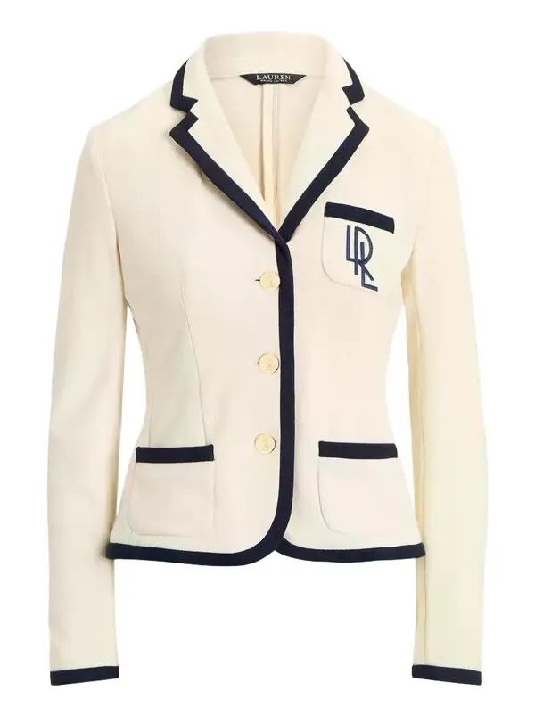 Ralph Lauren Contrasting-trim Blazer - Neutrals