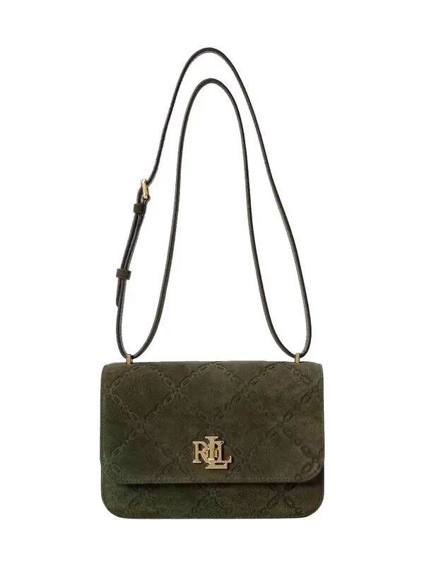 Ralph Lauren Embossed Logo Cross Body Bag - Green