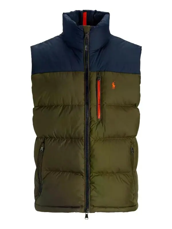 Polo Ralph Lauren Colorblock Gilet - Green
