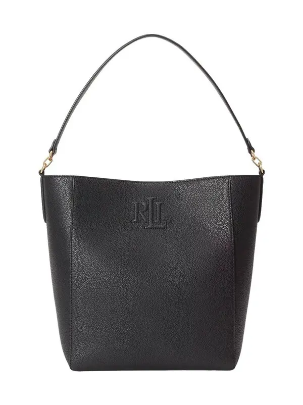 Ralph Lauren Logo Bucket Bag - Black