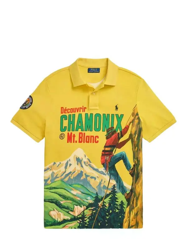 Polo Ralph Lauren Printed Polo Shirt - Yellow