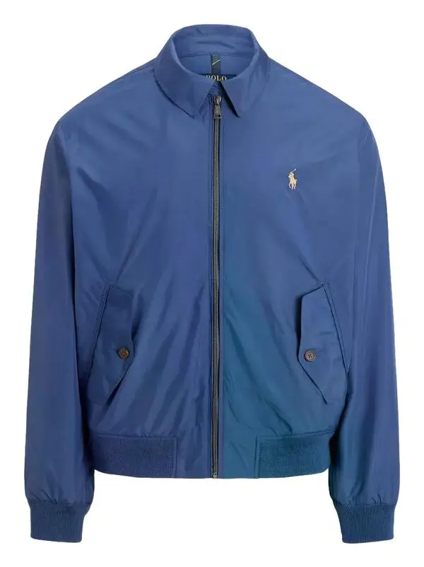 Polo Ralph Lauren Buttoned Bomber Jacket - Blue