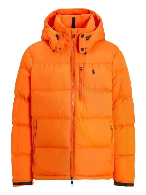 Polo Ralph Lauren Hooded Puffer Jacket - Orange