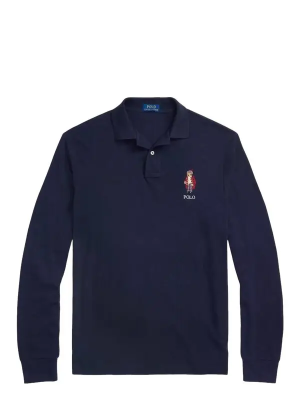 Polo Ralph Lauren Bear-motif Polo Shirt - Blue