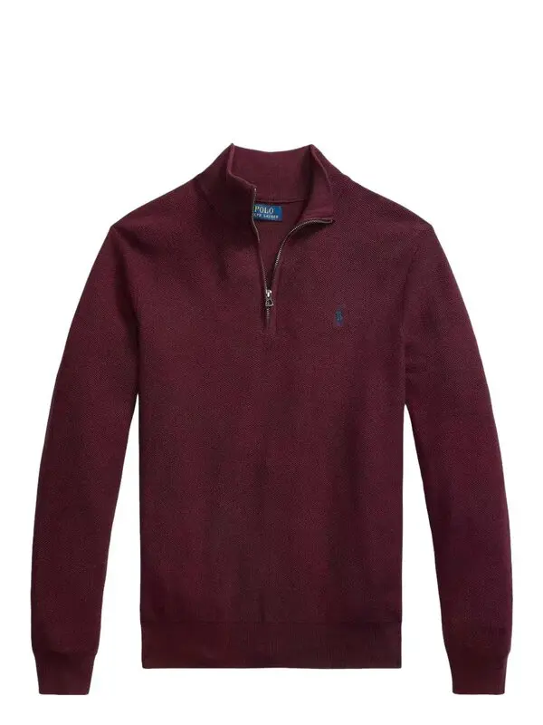 Polo Ralph Lauren Zip-neck Sweater - Red