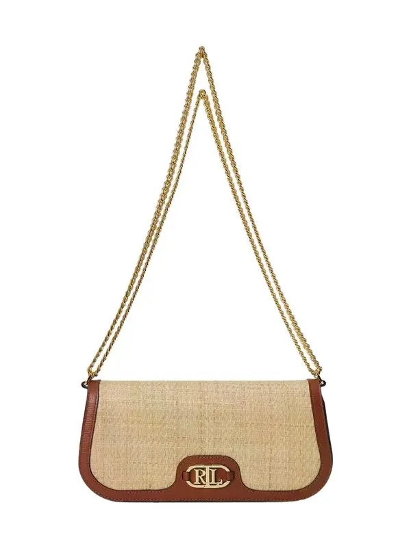 Ralph Lauren Logo Chain Shoulder Bag - Neutrals